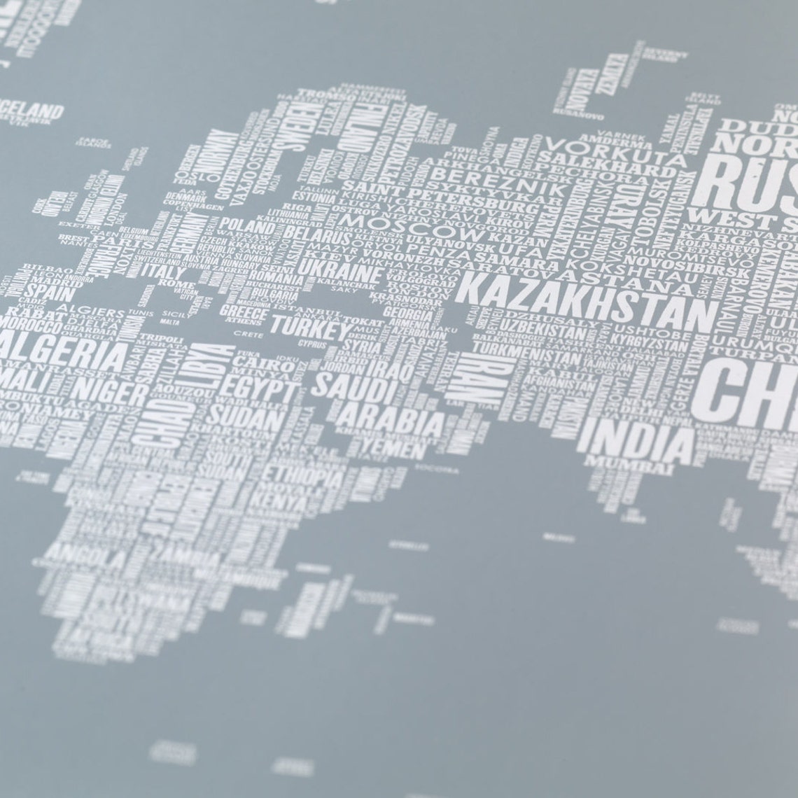 World Map Wall Art World Map Poster World Map Print World | Etsy