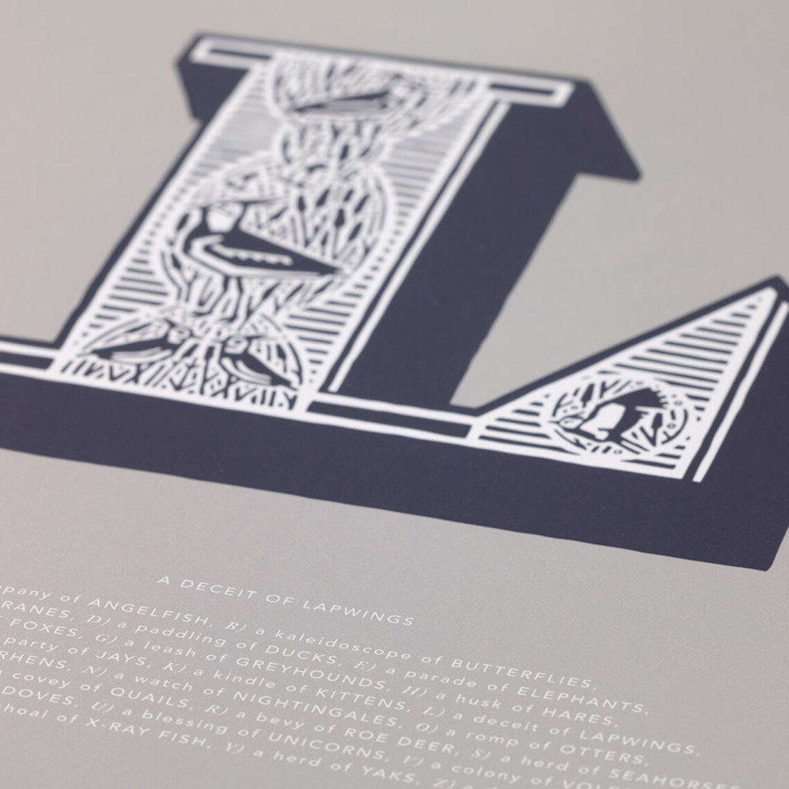 Illustrated Letter L Illustrated Letter L Letter L | Etsy