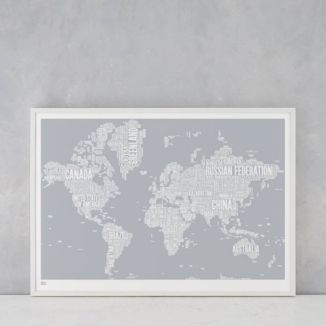 World Map Wall Art World Map Poster World Map Print World | Etsy