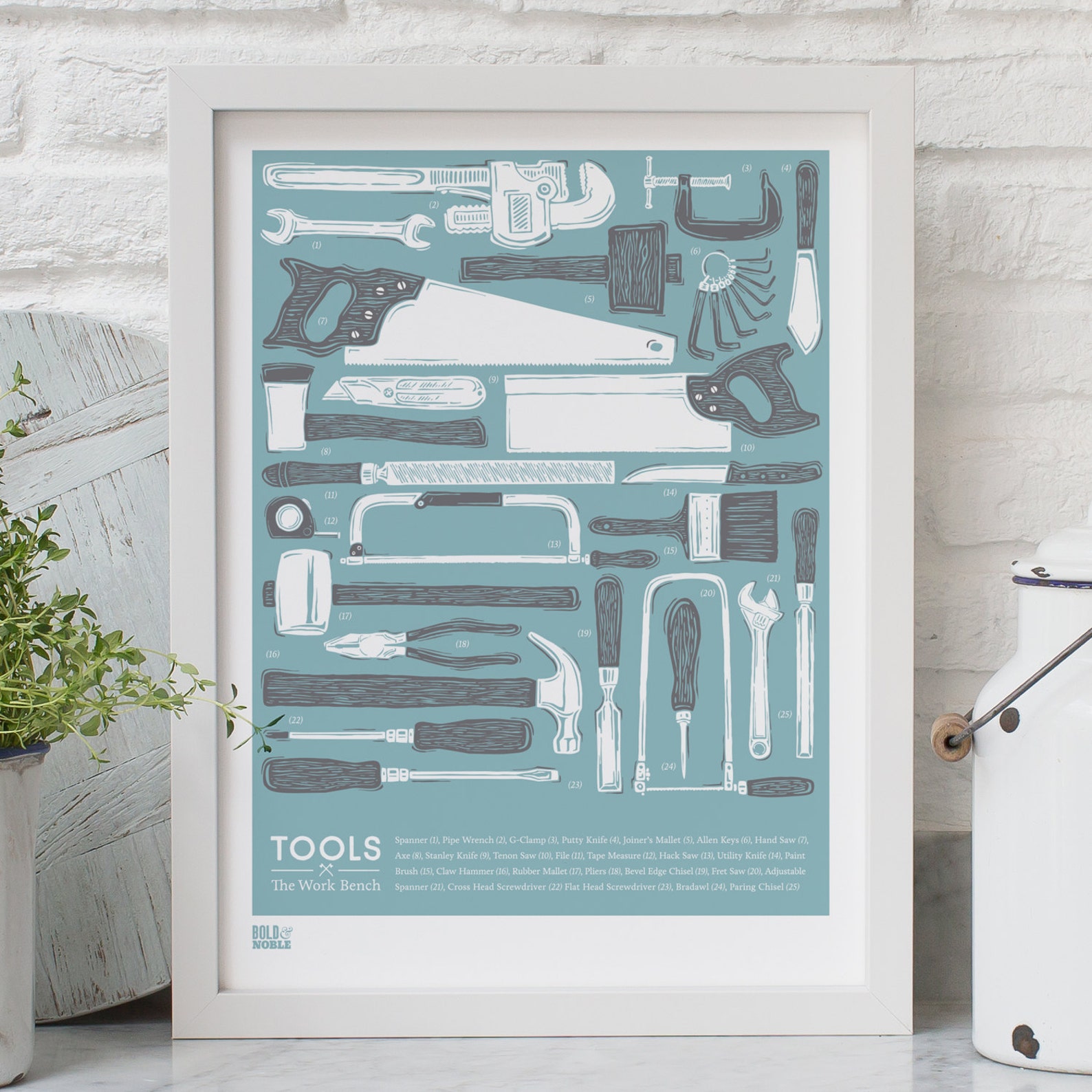 Work Bench Tools Design DIY Wall Art Garden Tools Home - Etsy