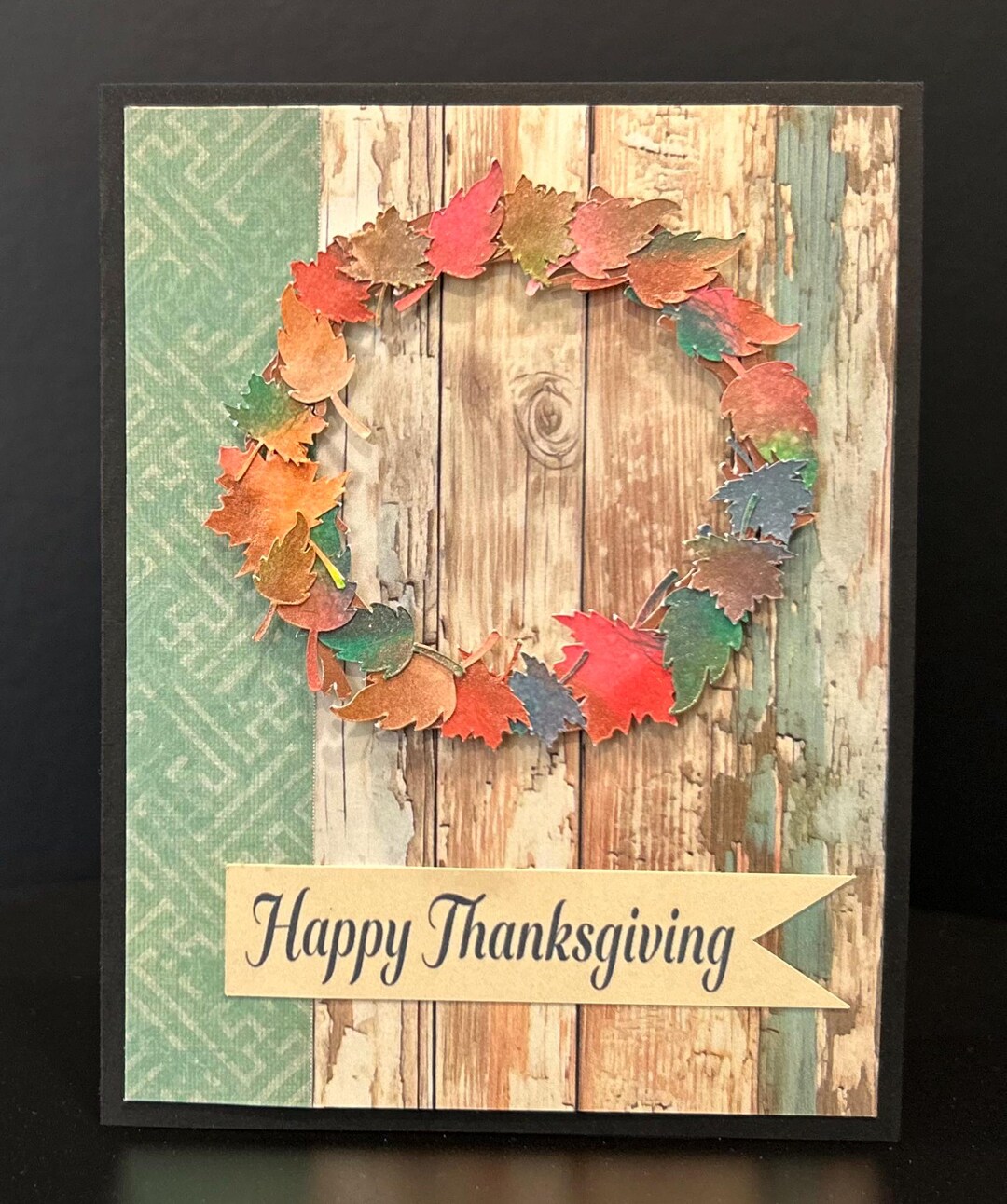 Thanksgiving Card, Greeting Card, Handmade, Happy Thanksgiving, Autumn ...