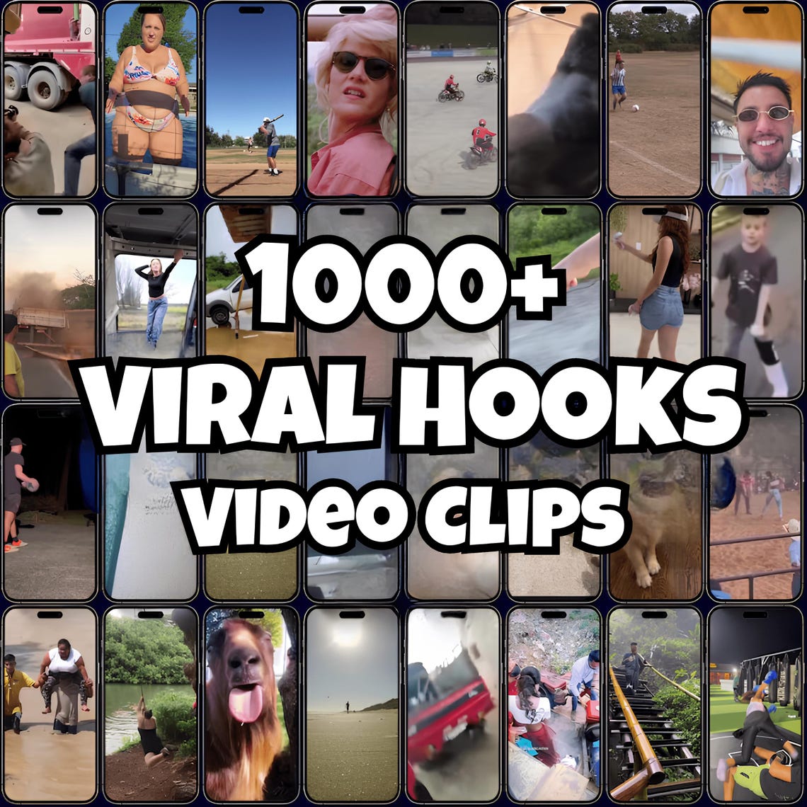 Tiktok Viral Hooks Clips Bundle MP4 Download 2024, Trending Videos, Attention Grabbing Videos ...