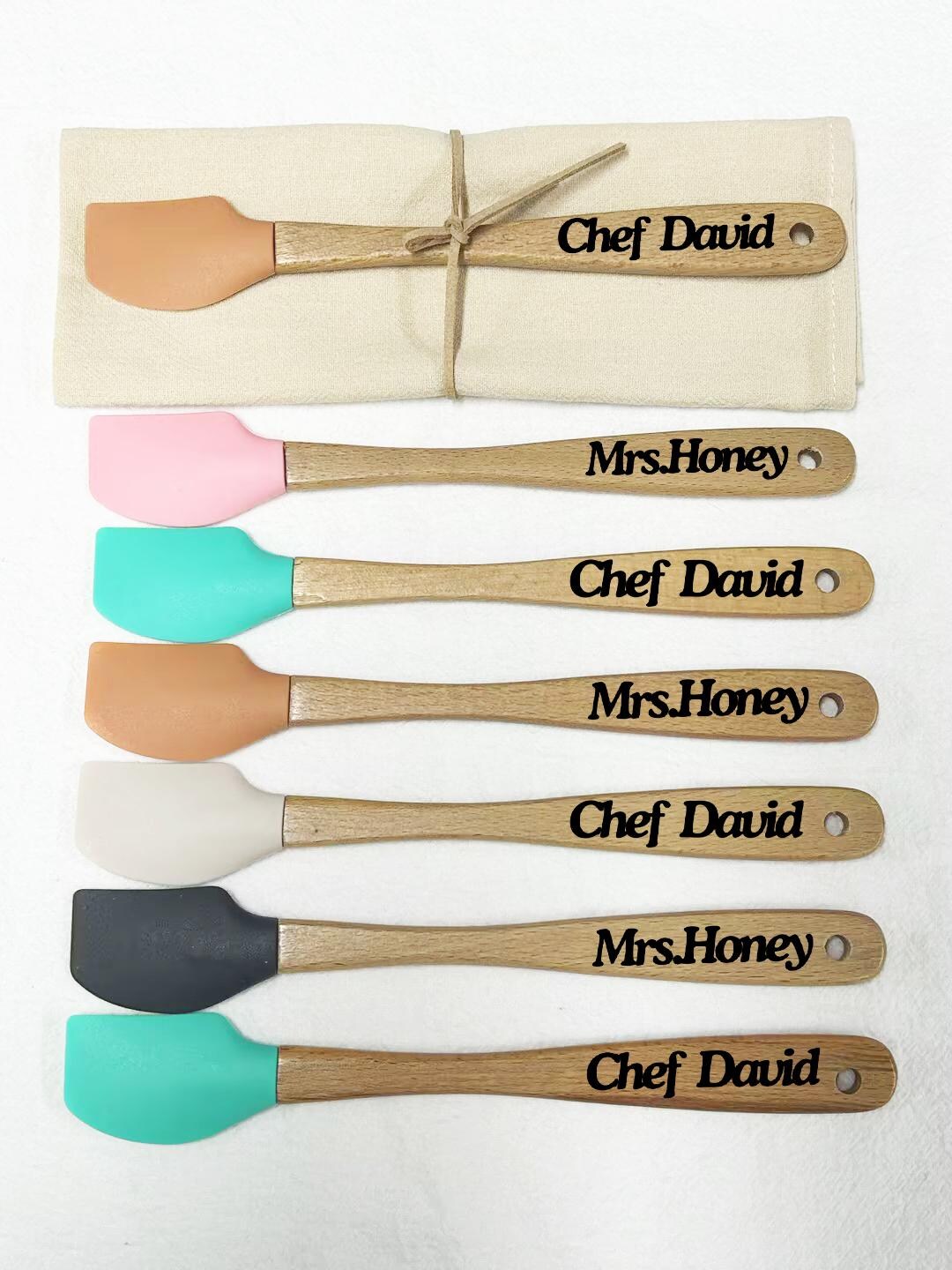 Personalized Spatula,custom Spatula,mini Spatula,cotton Napkin ...