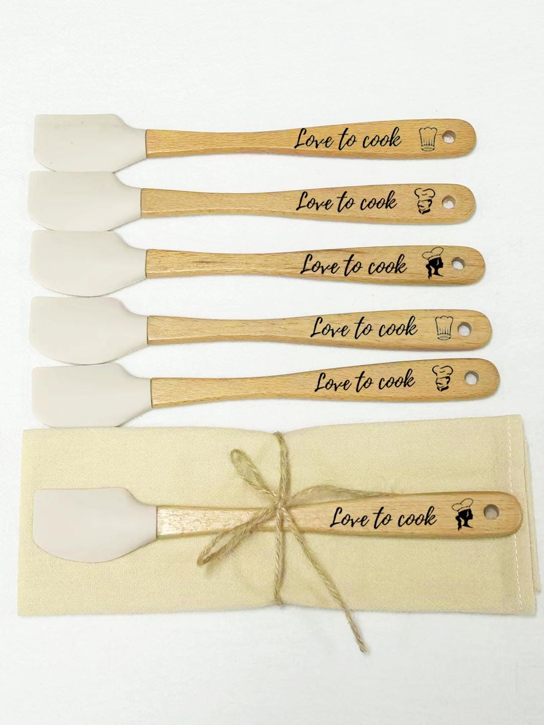 Custom Spatula,spatula Personalized,mini Spatula,cotton Dishtowel ...