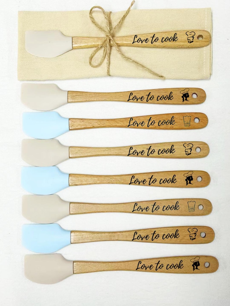 Custom Spatula,spatula Personalized,mini Spatula,cotton Dishtowel ...