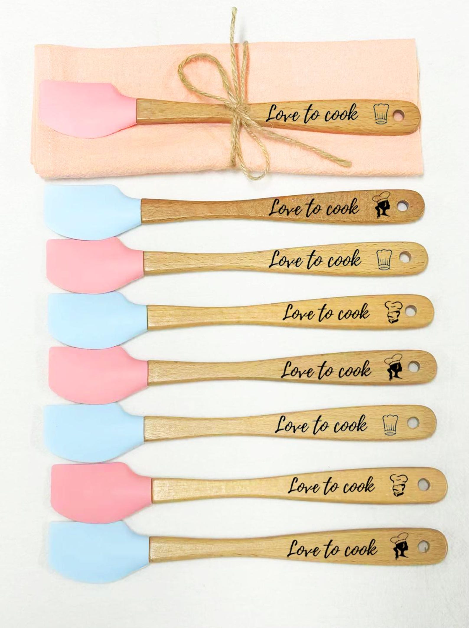 Custom Spatula,spatula Personalized,mini Spatula,cotton Dishtowel ...