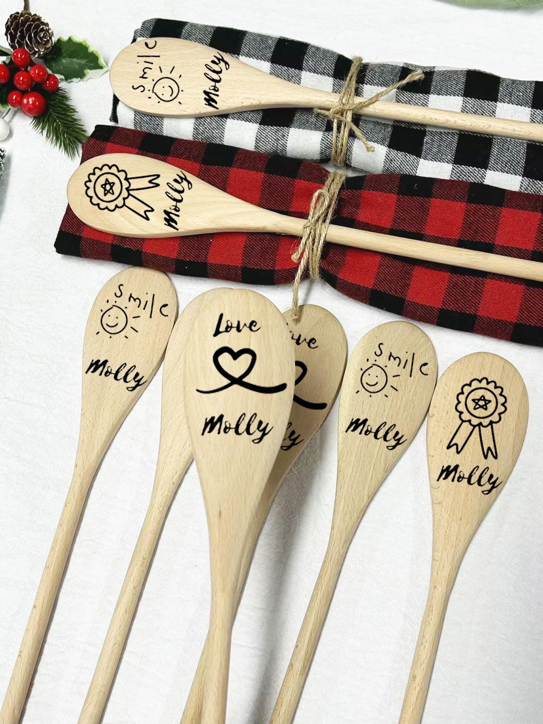 Housewarming Gift, Custom Stirring Spoon, Cooking and Baking, 12-inch ...