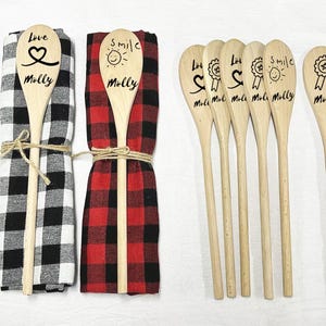 Housewarming Gift, Custom Stirring Spoon, Cooking and Baking, 12-inch ...