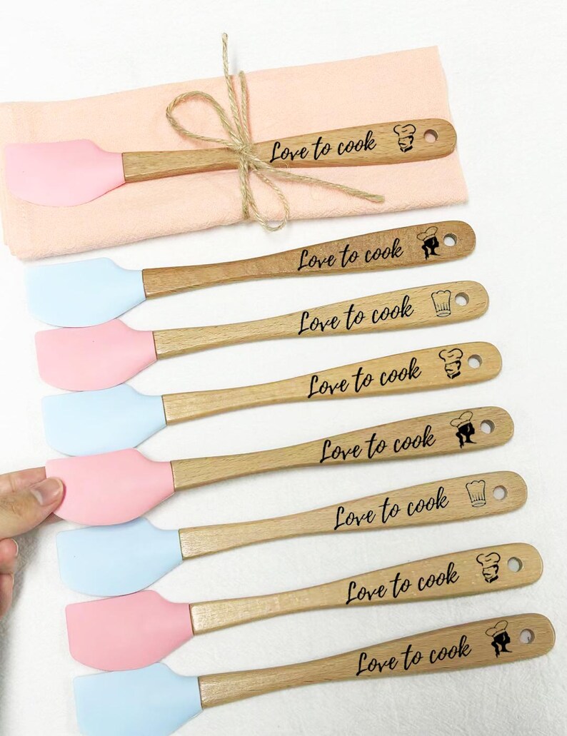 Custom Spatula,spatula Personalized,mini Spatula,cotton Dishtowel ...