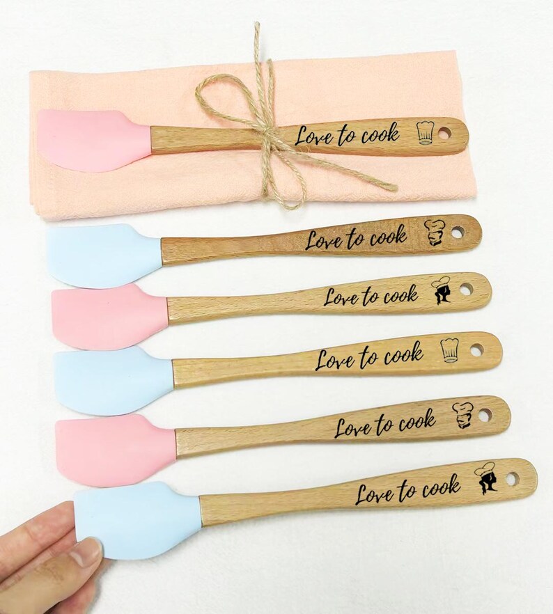 Custom Spatula,spatula Personalized,mini Spatula,cotton Dishtowel ...
