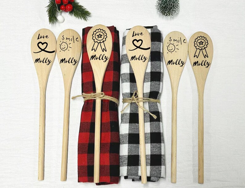 Housewarming Gift, Custom Stirring Spoon, Cooking and Baking, 12-inch ...