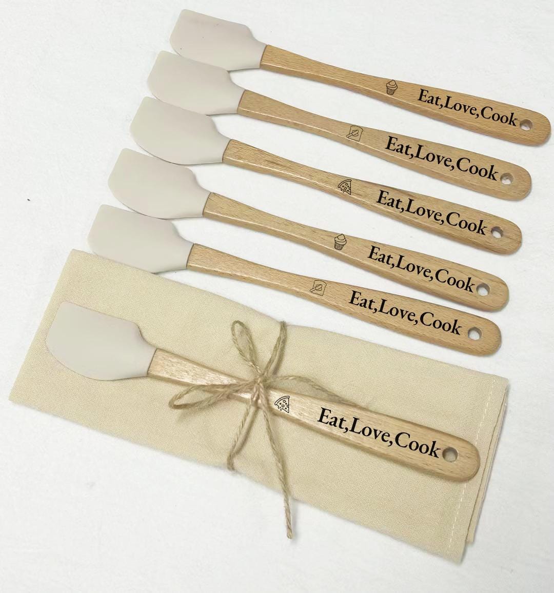 Custom Spatulas,wedding Favors,spatula Personalized,mini Spatula,cotton ...