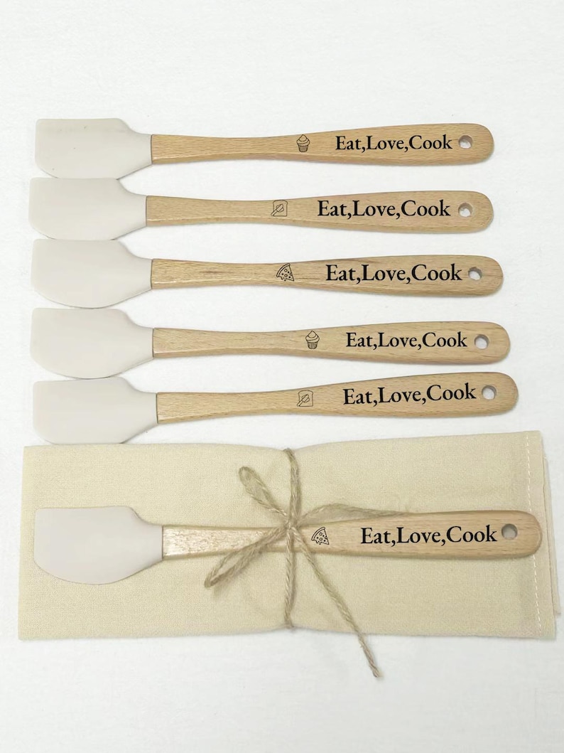 Custom Spatulas,wedding Favors,spatula Personalized,mini Spatula,cotton ...