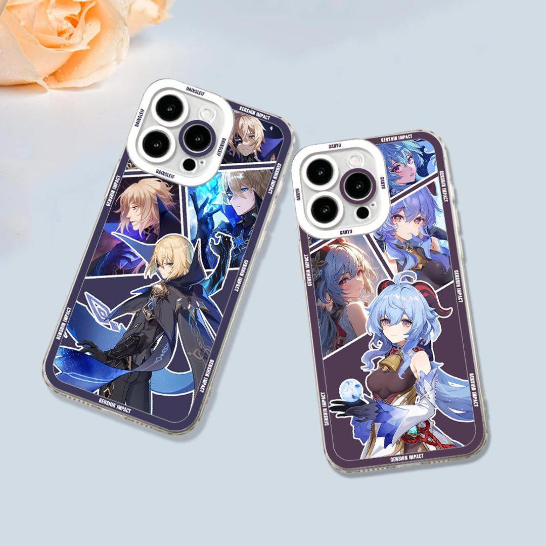 Genshin Impact Art TPU Phone Case: Dainsleif, Ganyu, Diluc - Etsy