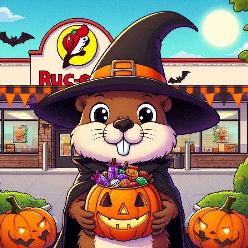 Buc-ees Halloween Crew Socks Spooky and Fun Footwear - Etsy