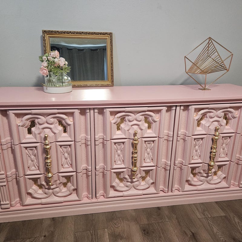 Pink Dresser - Etsy