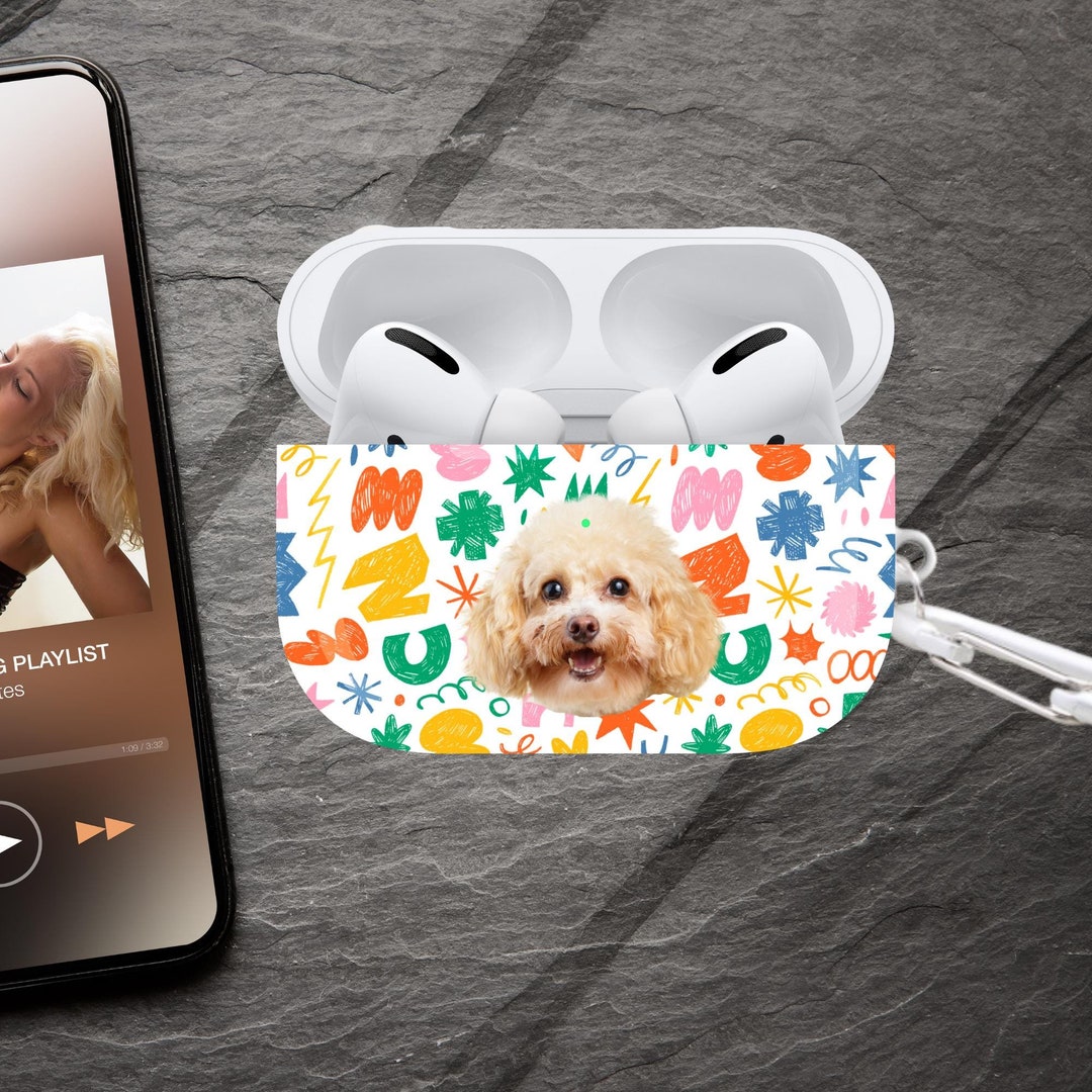 Airpods & Airpods Pro Case With Personalized Pet Face AirPod Case Dog ...
