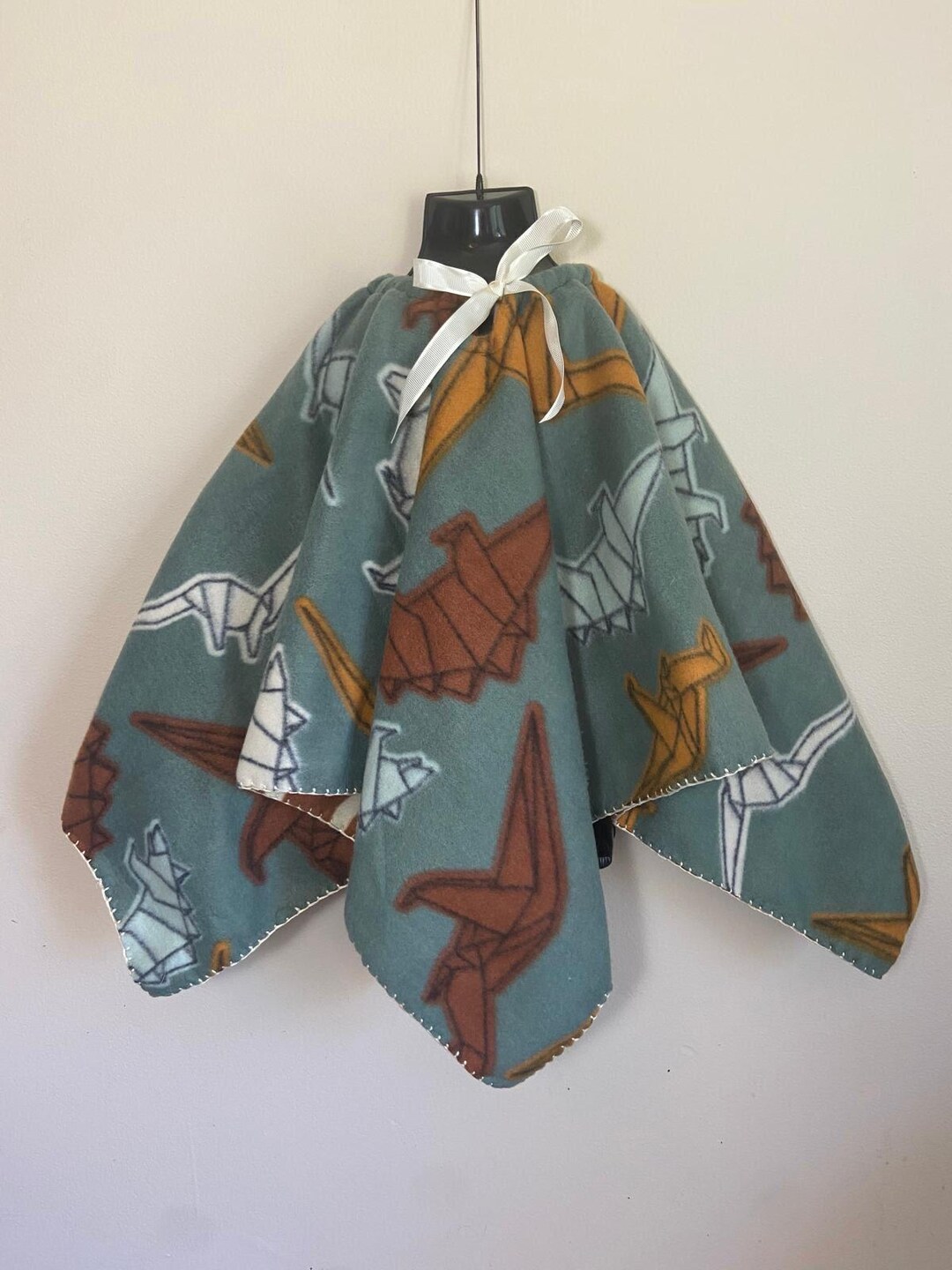 Dinosaur/stripe Children's Cold-weather Poncho - Etsy