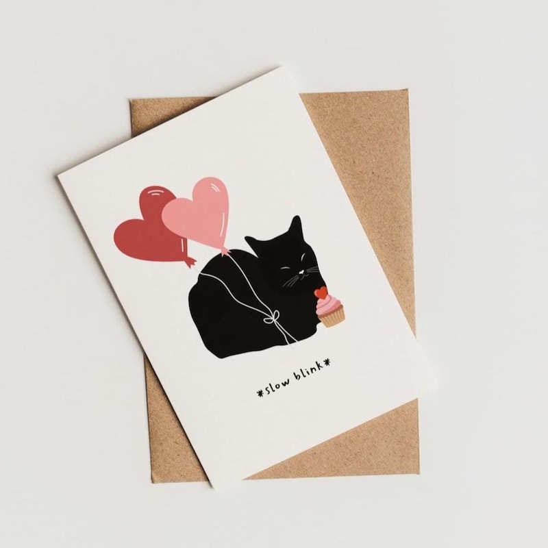 Valentines Cat Cards - Etsy UK