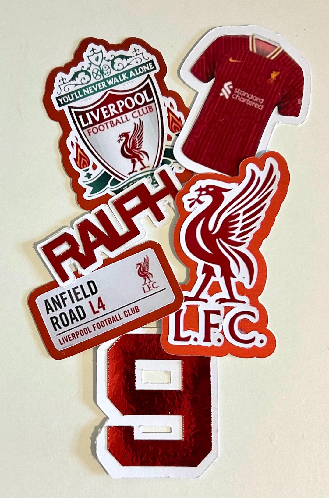 Liverpool FC Cupcake Toppers - Etsy UK