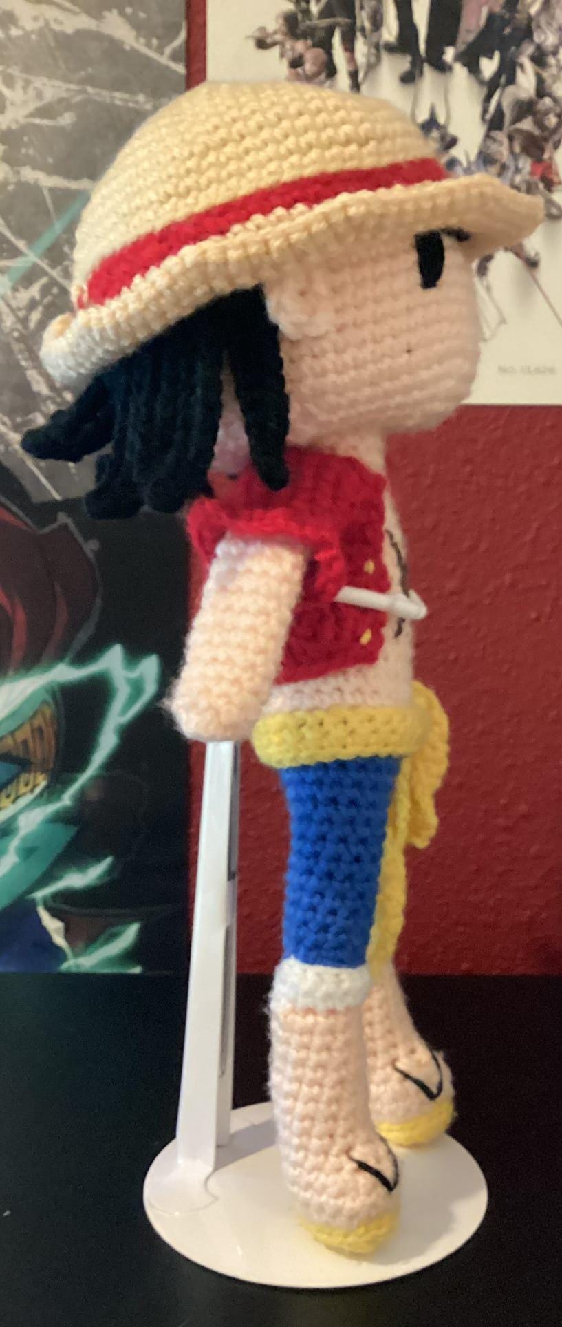 Amigurumi One Piece Monkey D. Luffy Crochet Doll - Etsy