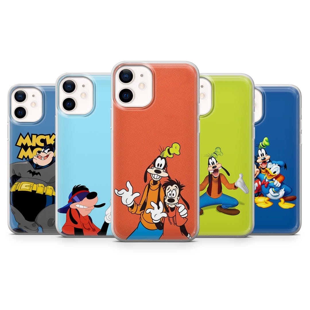 Funny Goofy Phone Case Kid Disney Covers for iPhone 16e, 15pro, 14, 13 ...