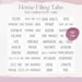 HOME FILING System Tabs, File Folder Labels in 8 Font Options, White ...