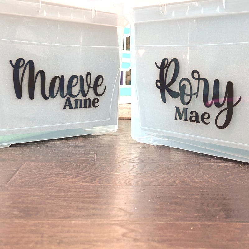 Book Box Name Labels - Etsy