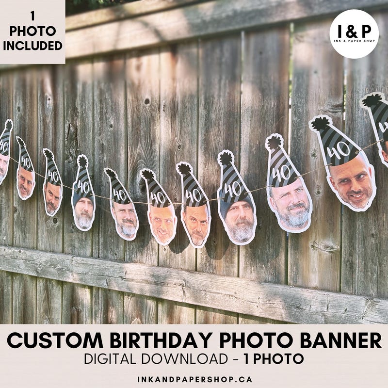 Custom Face Banner - Etsy
