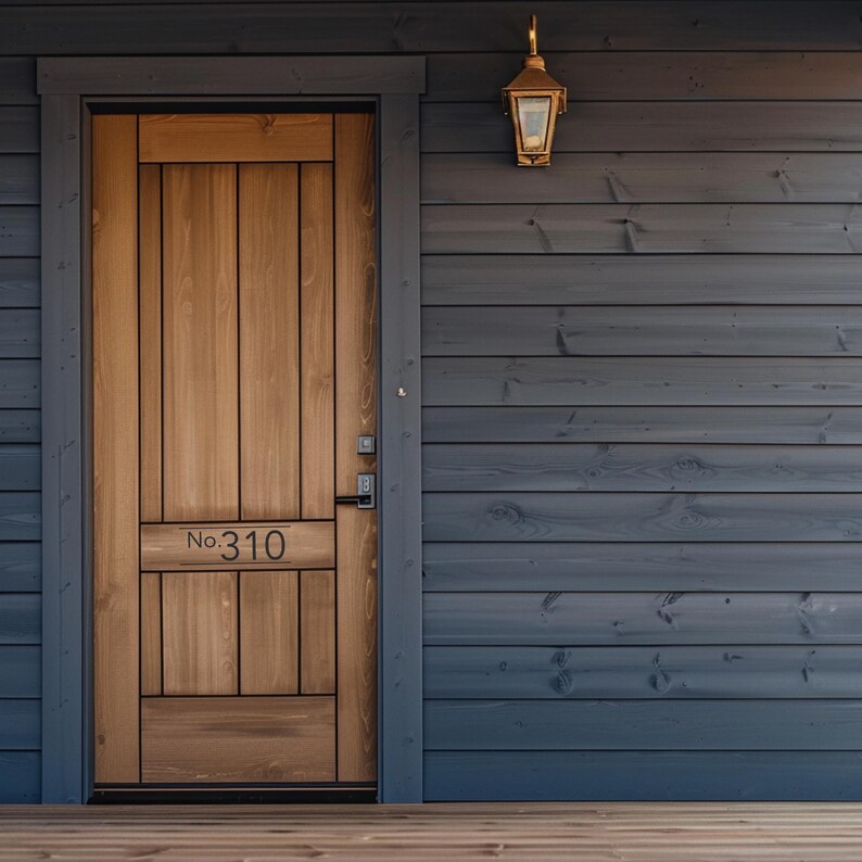 Address House Number Label Vinyl Decal - Etsy