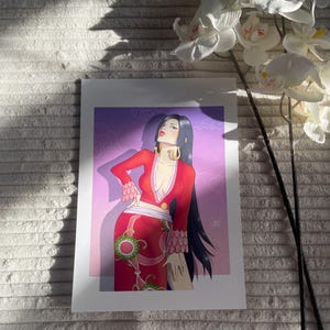 Art Print Boa Hancock Poster One Piece - Etsy