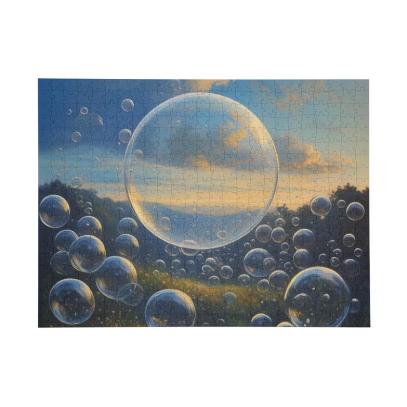 Bubbles Everywhere Puzzle - Etsy