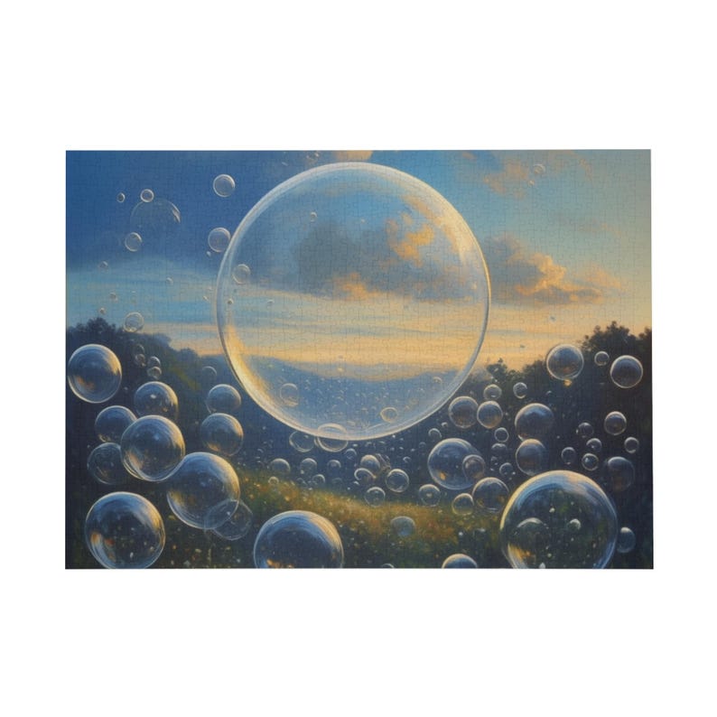 Bubbles Everywhere Puzzle - Etsy