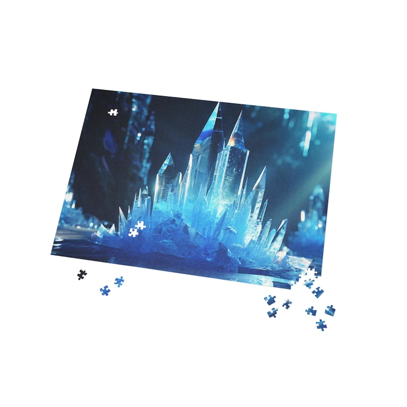 Ice Crystals Puzzle - Etsy