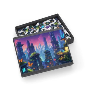 City Rooftop Gardens Puzzle - Etsy
