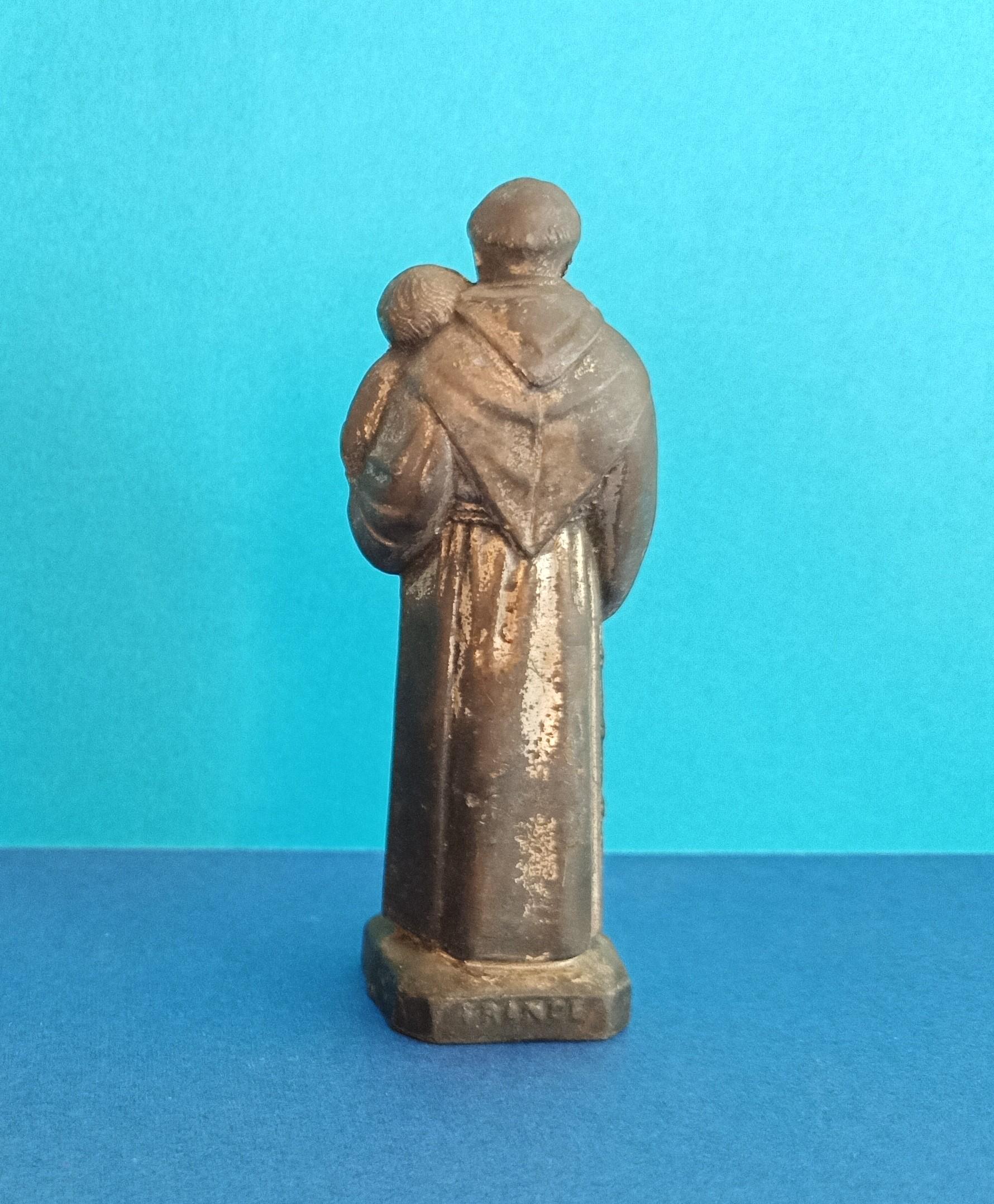 Saint Anthony, Rare Religious Iron Antique Pocket Shrine, Porta Saint ...