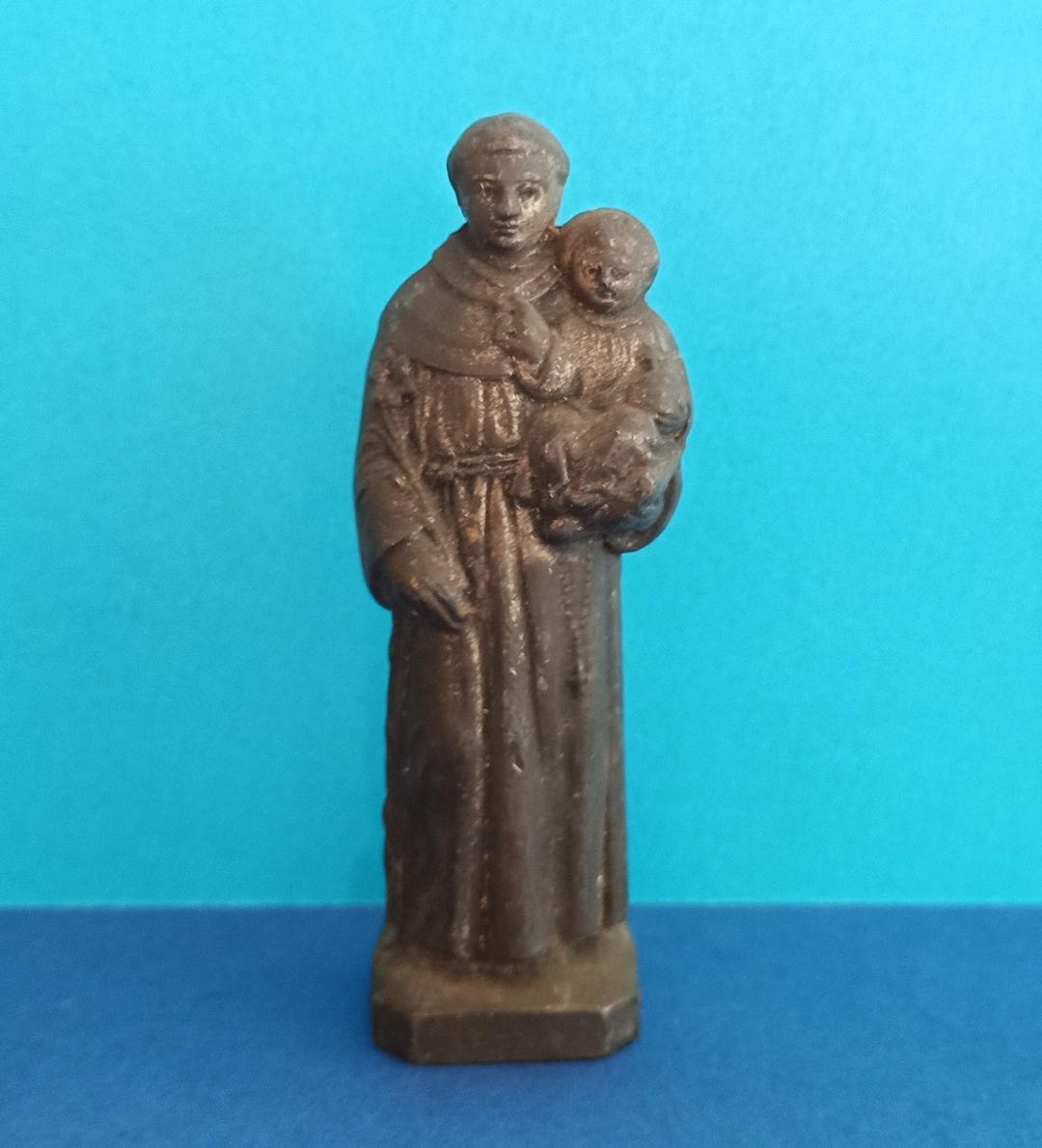 Saint Anthony, Rare Religious Iron Antique Pocket Shrine, Porta Saint ...