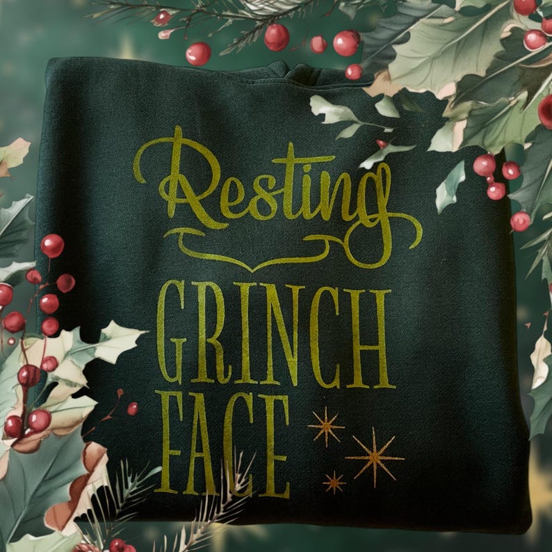 Resting Grinch Face - Etsy