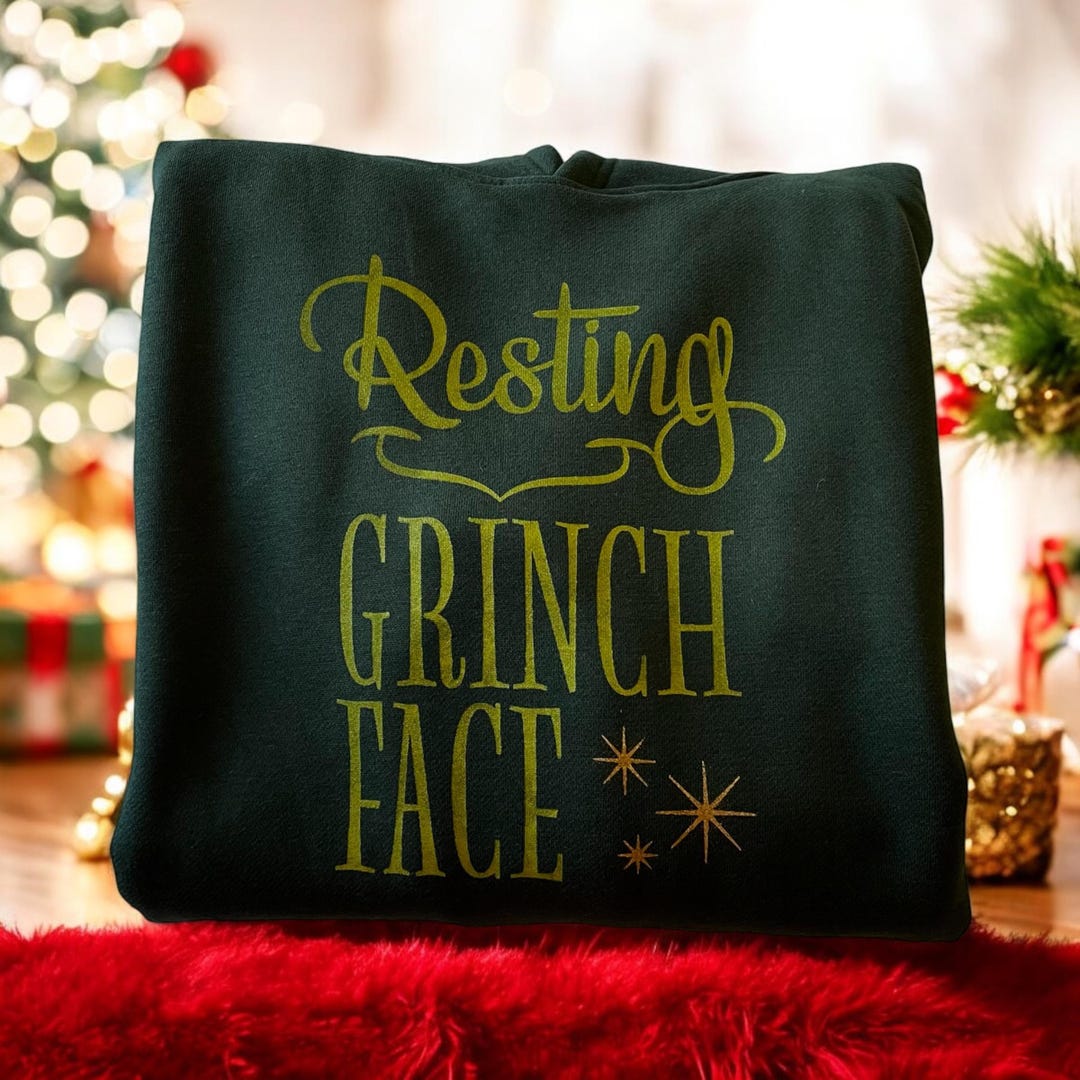 Resting Grinch Face - Etsy