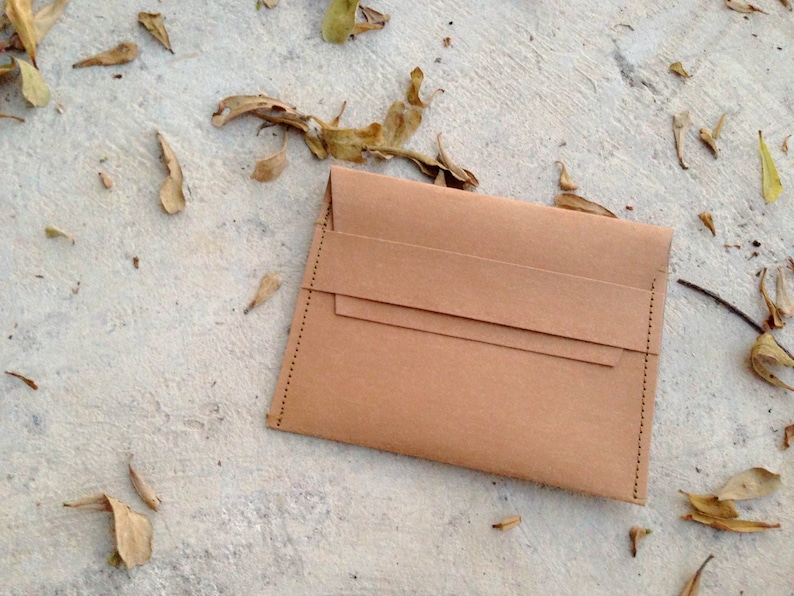 Card Case : Kraft Paper Business Card Case/wallet Kraft Paper Bag Thin ...