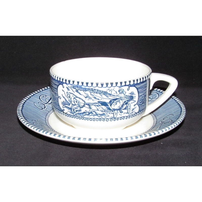 Blue China Tea Cup Sets - Etsy