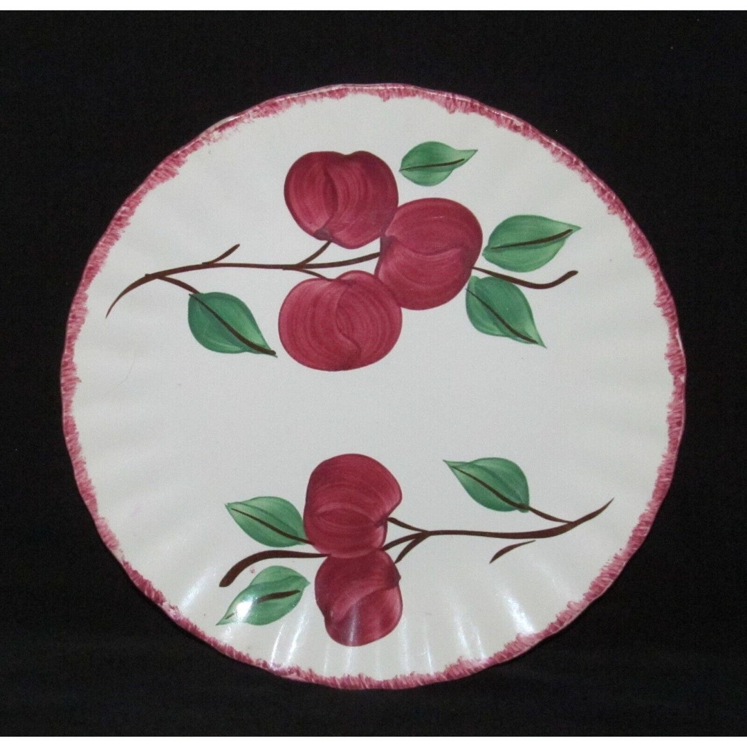 Blue Ridge China Co. CRAB APPLE Luncheon Plate - Etsy