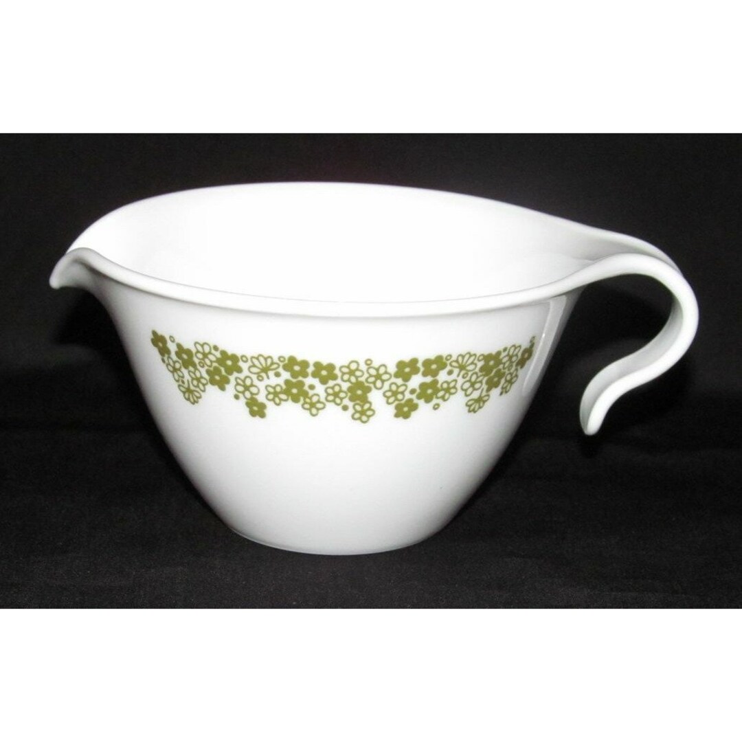 Corning Ware "corelle" SPRING BLOSSOM "crazy Daisy" Flat Creamer (hook ...