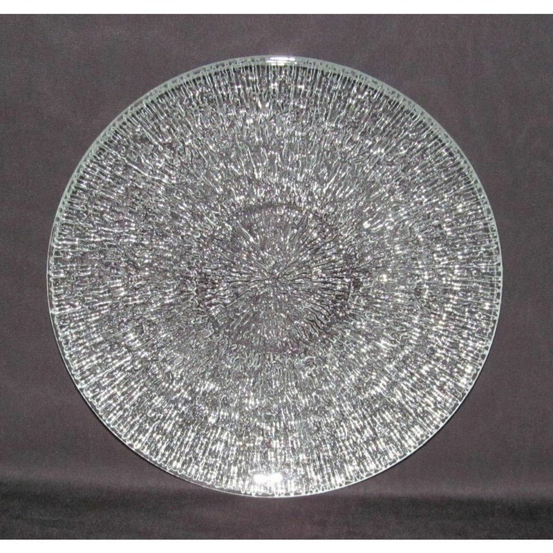Crystal Glass Plate - Etsy