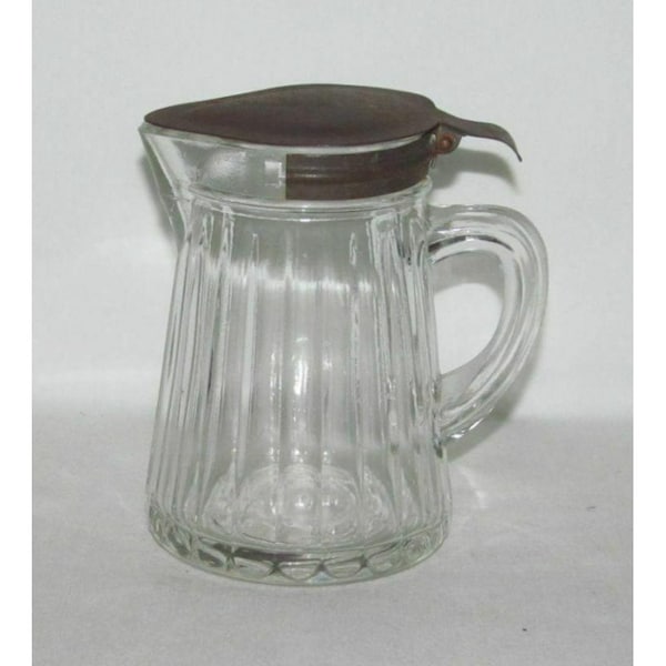 Glass Syrup Pitcher - Etsy