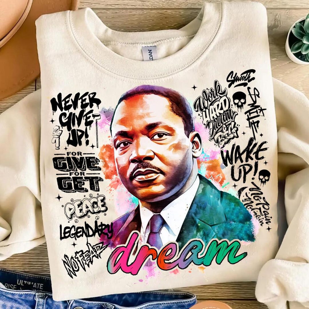 Martin Luther King Png, MLK Png, Watercolor Mlk Png, I Have a Dream ...