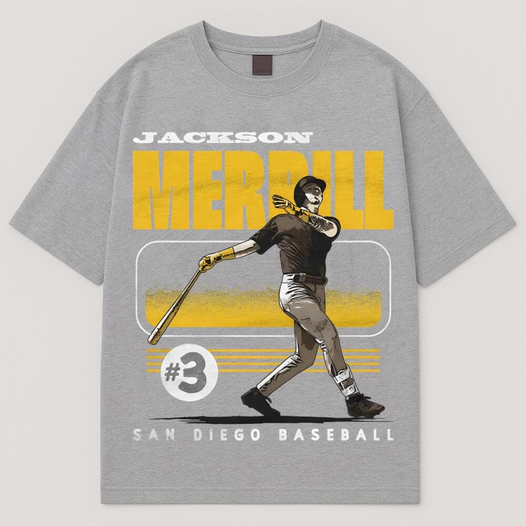Vintage 90s Jackson Merrill Baseball Player Comics Style T-shirt, San ...