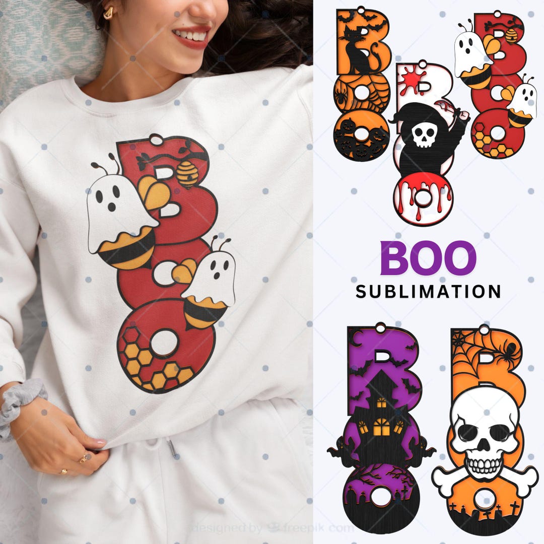 3 Boo PNG File Landscape Design Skeleton Design Skeleton Boo SVG Funny ...