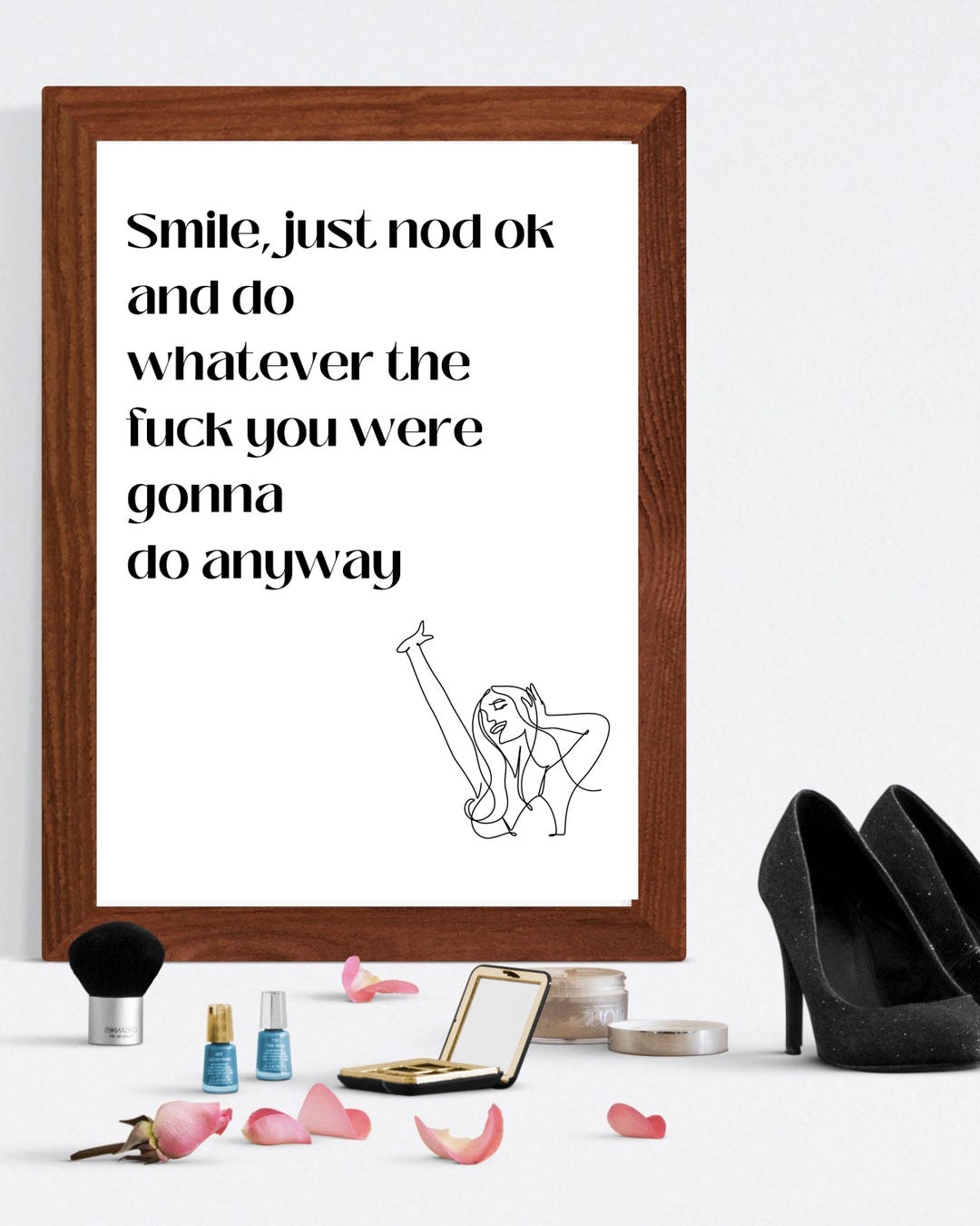 Bold & Sassy Quote Wall Art - Digital Download - Etsy
