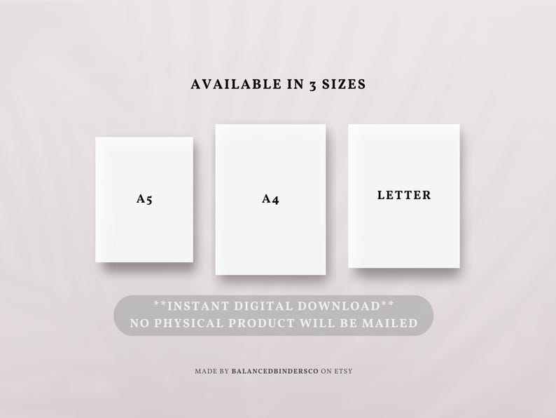 Body Measurement Tracker Printable PDF | Fitness Tracking Planner Page ...